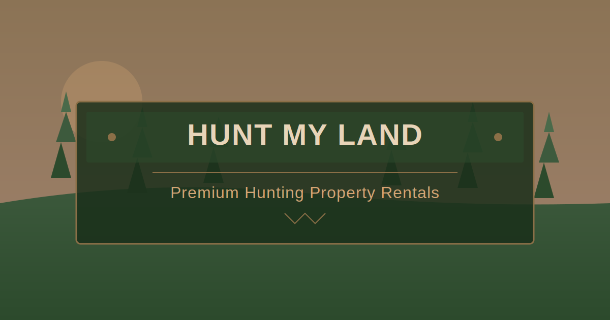 Hunt My Land USA - Premium Hunting & Fishing Trips Across America